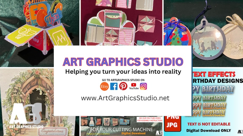 Hidden Diorama Card Blank - Etsy