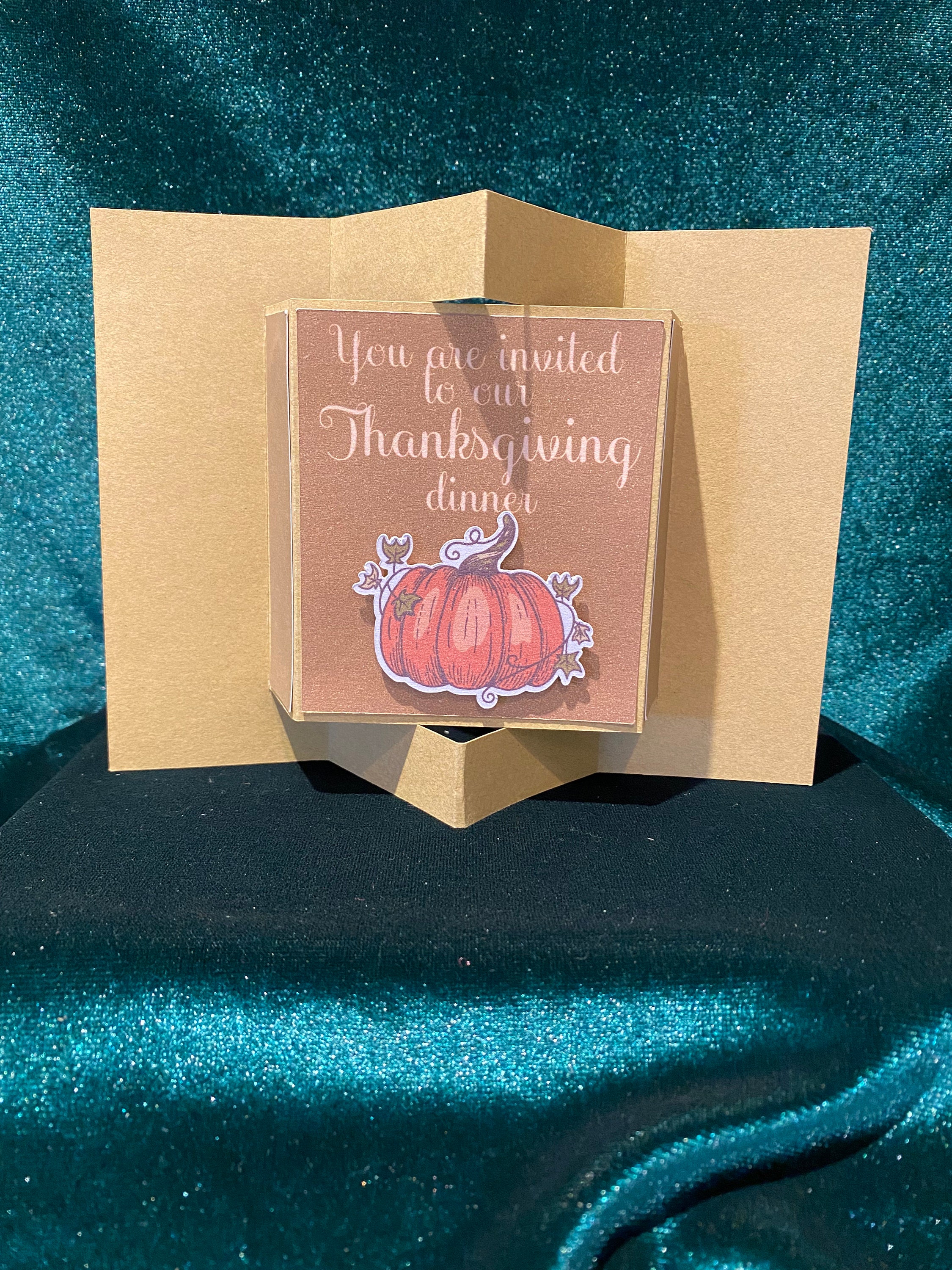 Center of Attention Fun Fold Card - Etsy