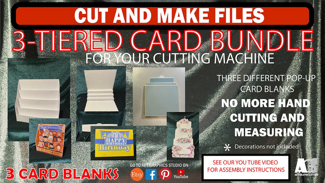 Three Great Tiered Card Designs for You to Cut With Your Cutting ...