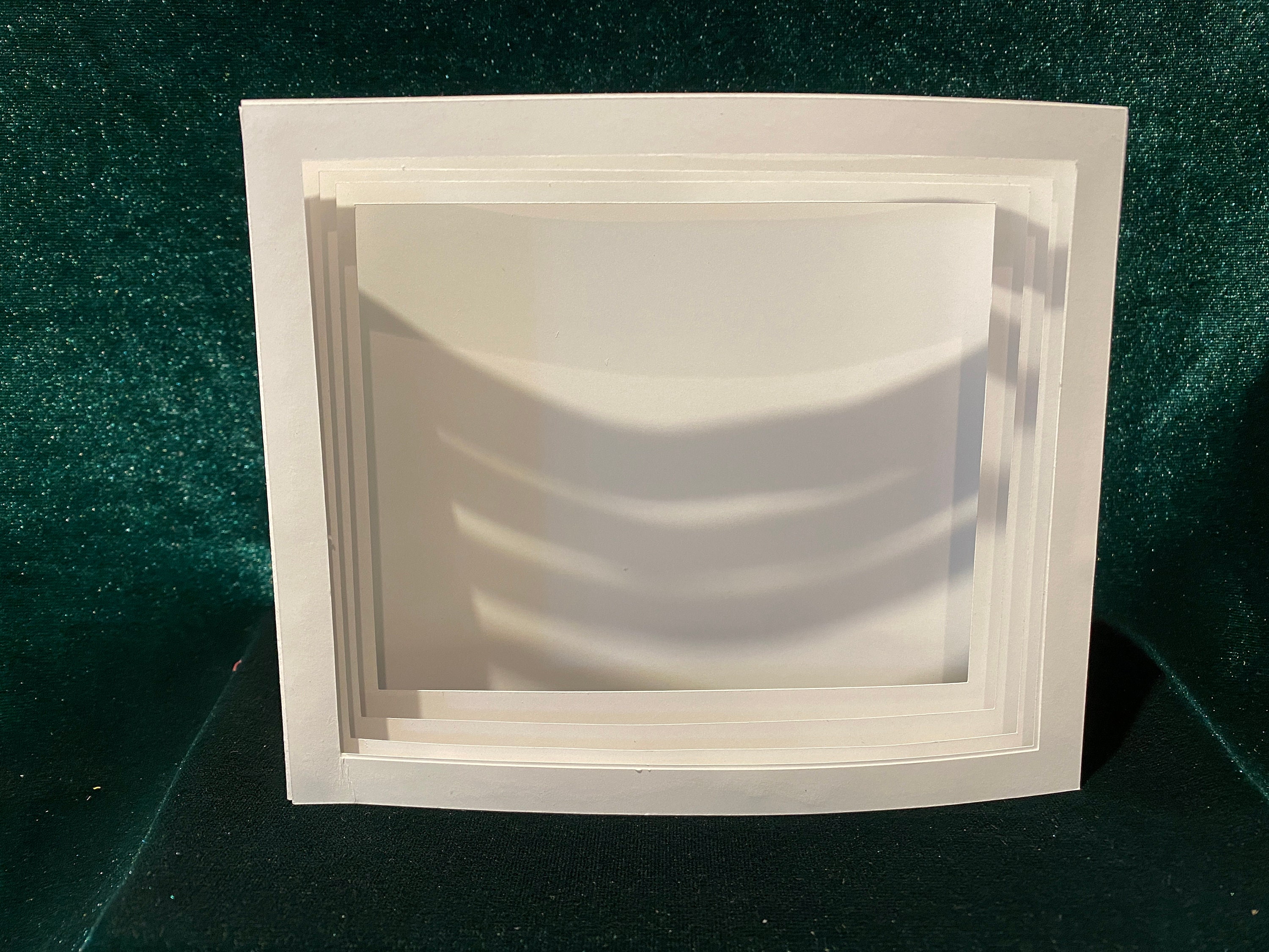 Shadow Box Pop-up Card Blank - Etsy