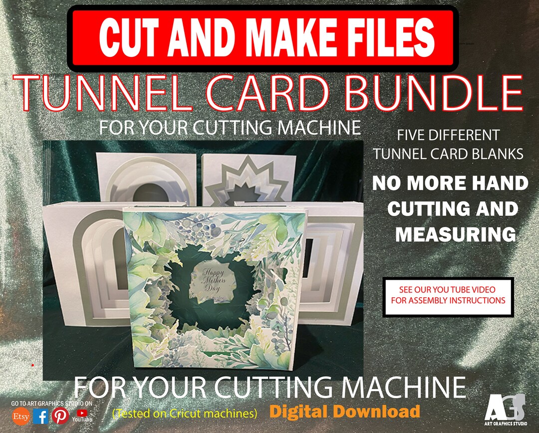 Tunnel Card Bundle From Art Graphics Studio - Etsy