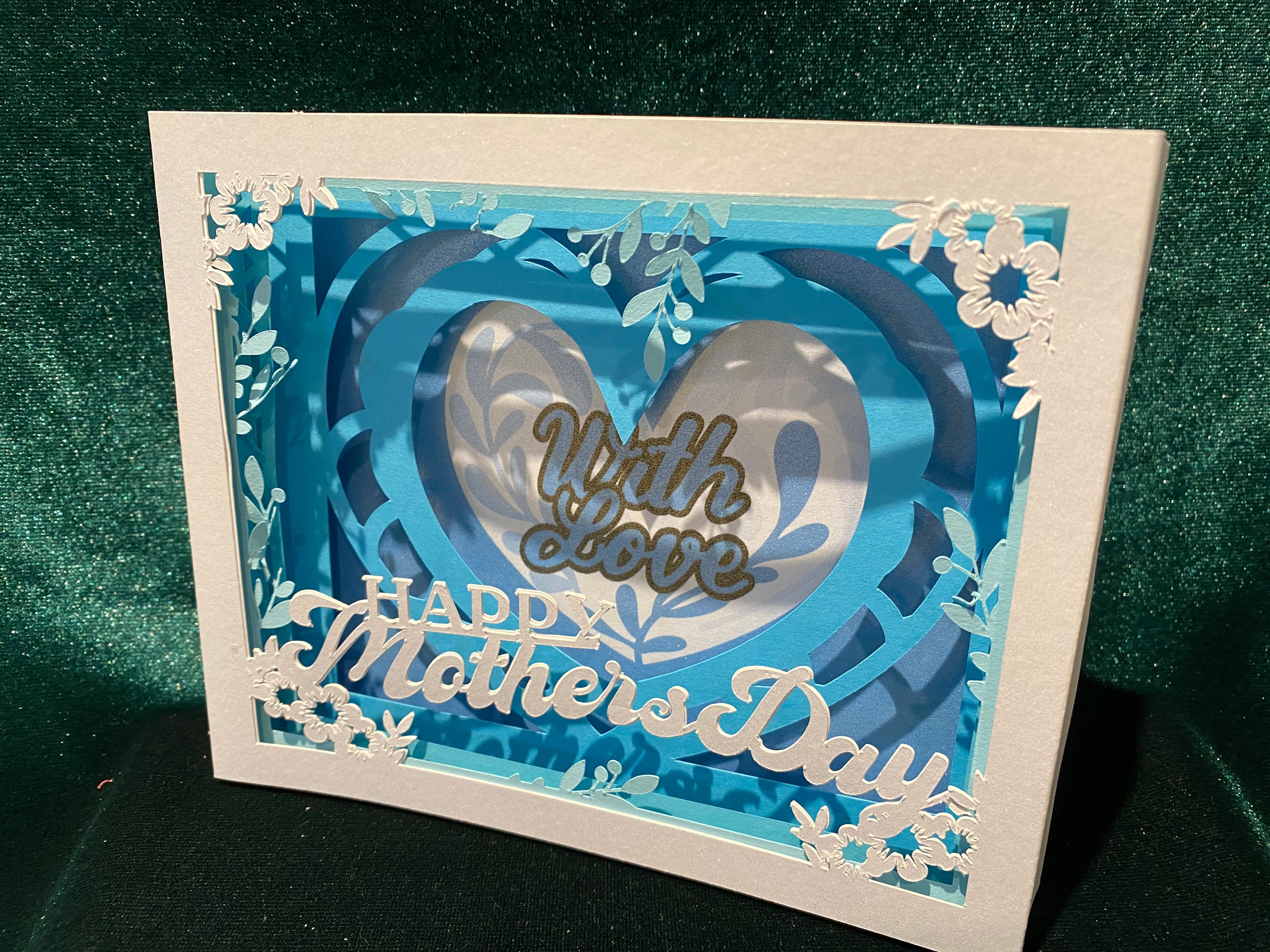 Shadow Box Pop-up Card Blank - Etsy