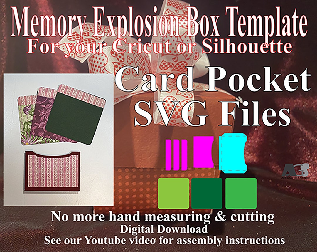 CARD PACKET SVG File for Explosion Memory Box, Excellent Personalized ...
