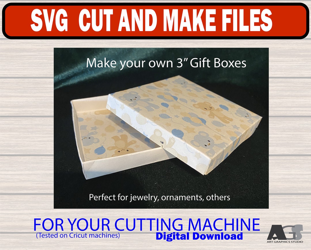 SVG Cut & Make SVG File. Make Your Own Small Gift Boxes Using Your ...