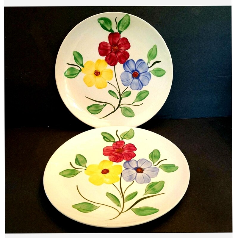 Blue Ridge Plates - Etsy