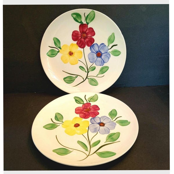 Blue Ridge Plates - Etsy