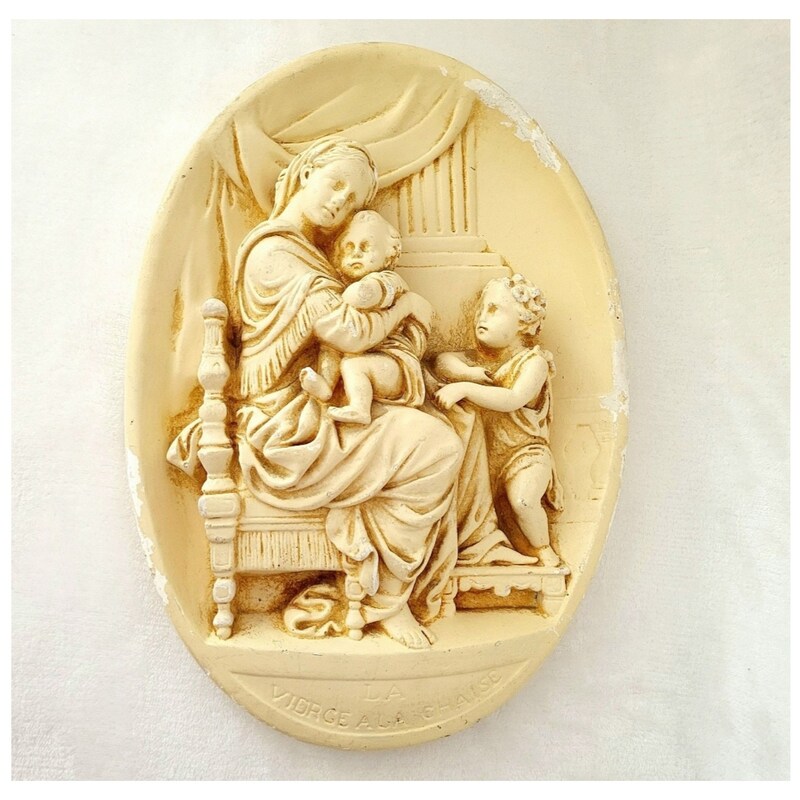 Chalkware Plaques - Etsy
