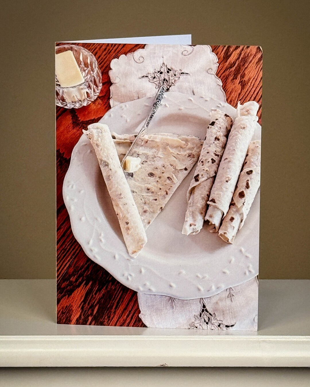 Scandinavian Lefse Card - "i Lefse You Alot!" Printed on the Inside! - Etsy