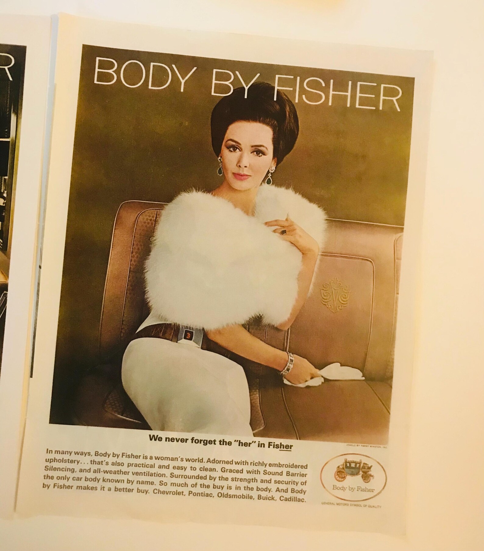 Body by Fisher Prints Set of 2-vintage Ads - Etsy