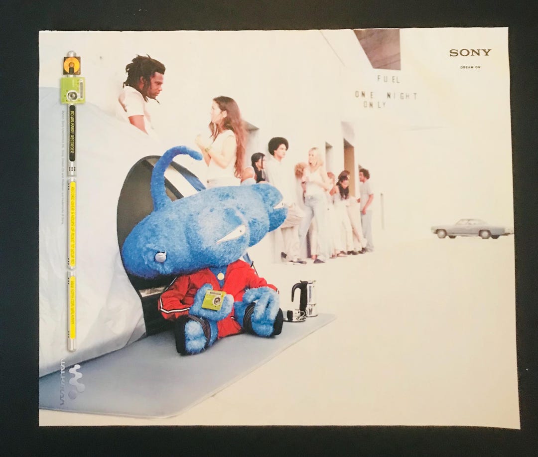 2001 Sony Walkman Ad Small Poster - Etsy