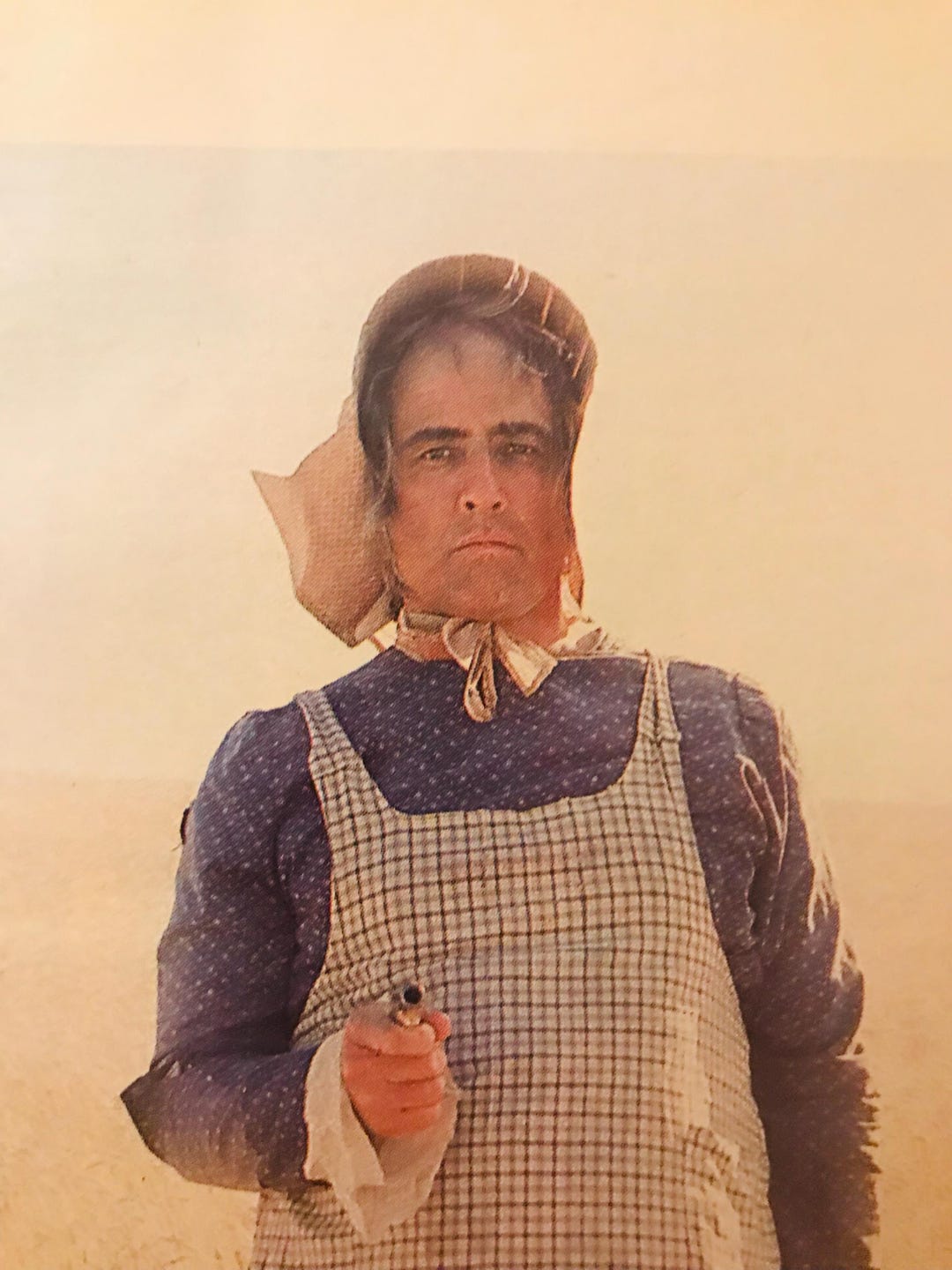 1987 Marlon Brando in a Dress Photography Small Poster - Etsy