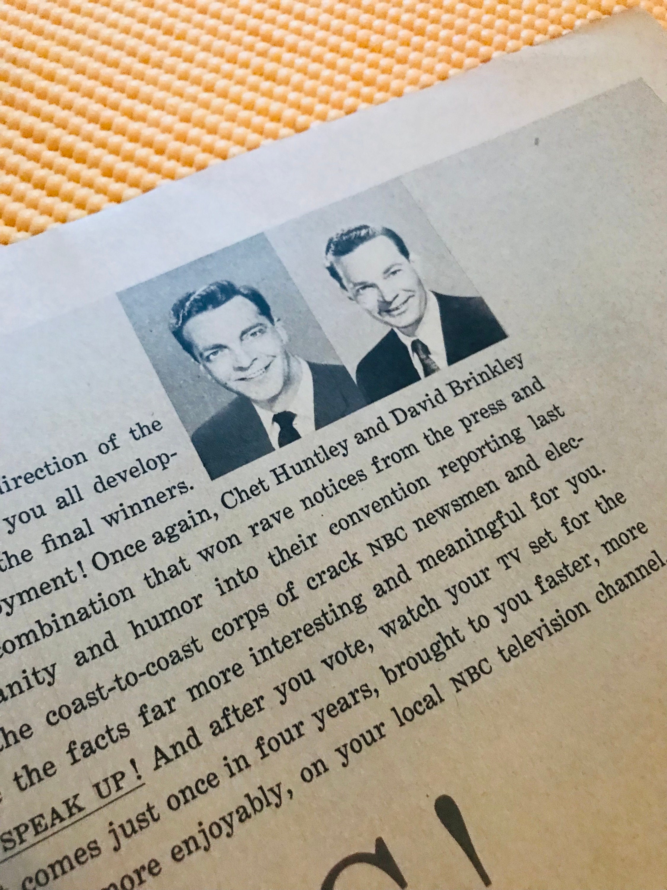 NBC 1957 Print Advertisement Vintage Ad 'find Out First on NBC - Etsy