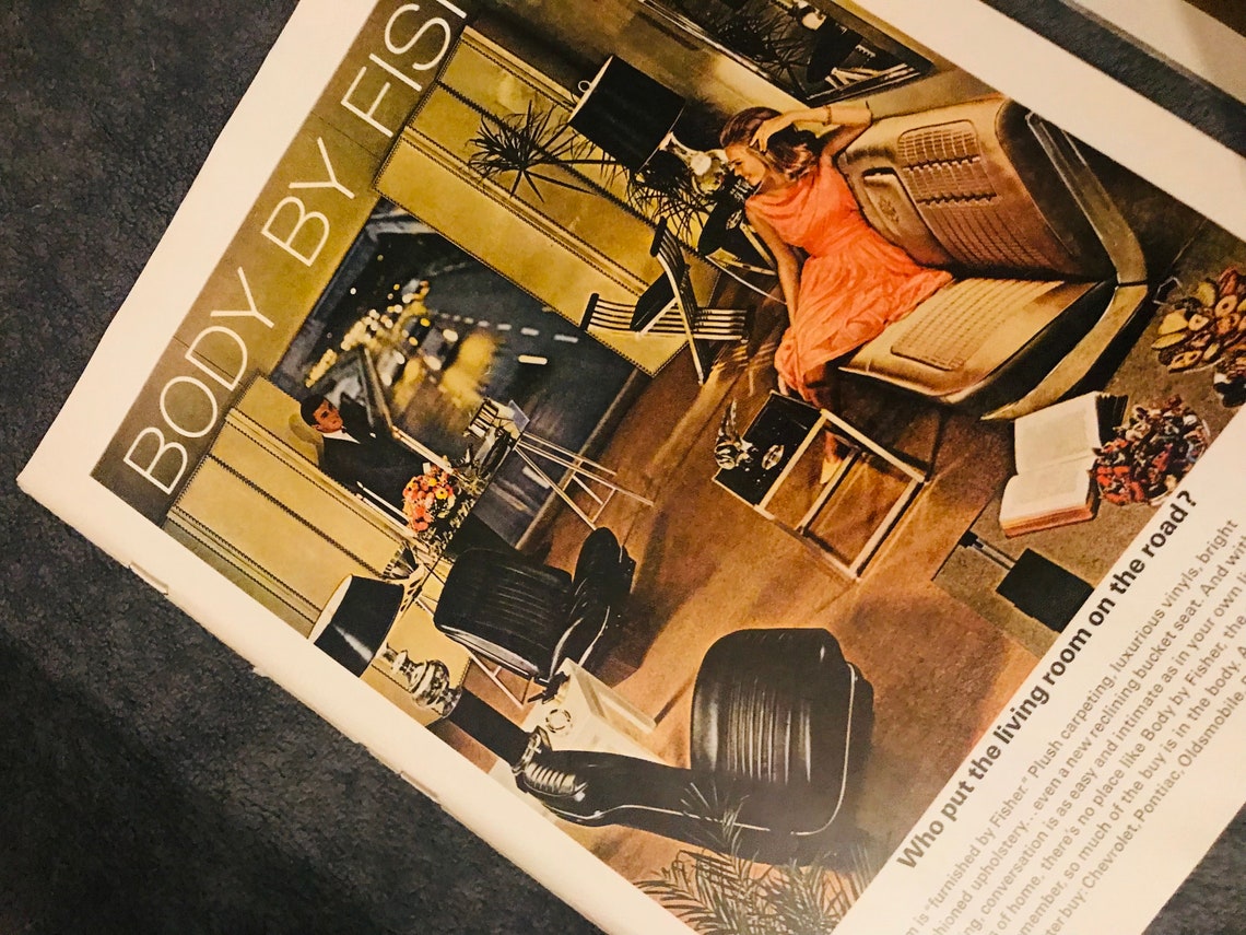 Body by Fisher Prints Set of 2-vintage Ads - Etsy