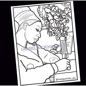 Black History Coloring Sheet Nina Simone - Etsy