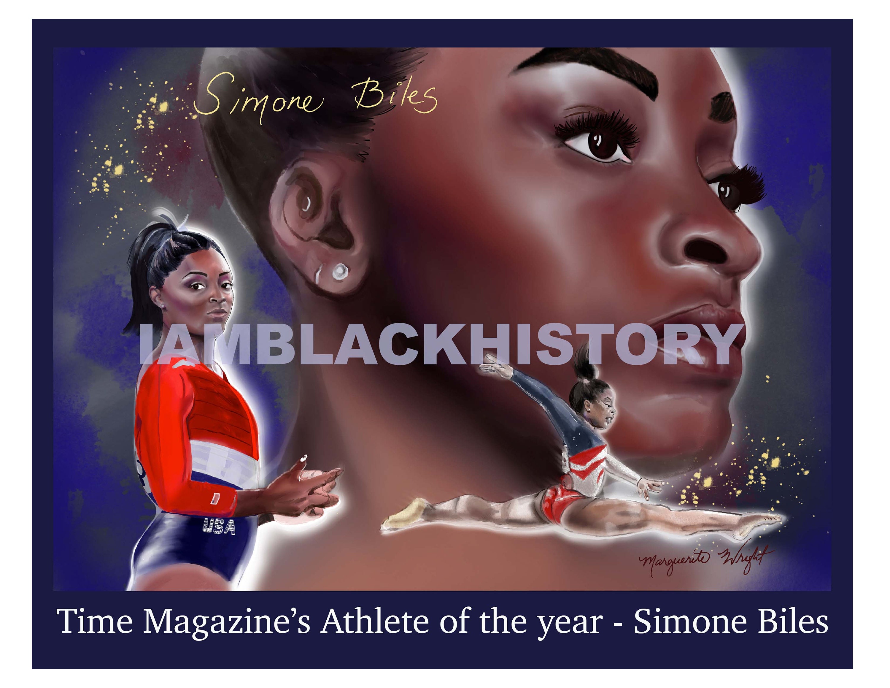 Simone Biles - Athlete of the Year! - Etsy