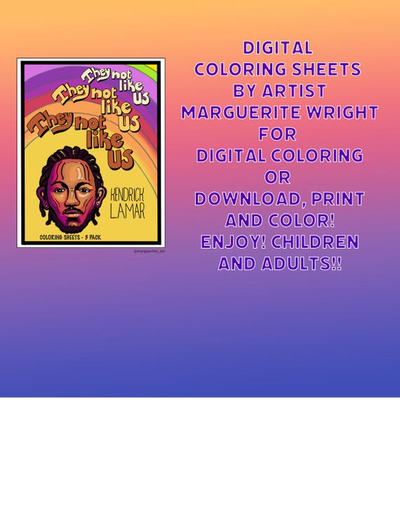 Dibujos Para Colorear De Kendrick Lamar