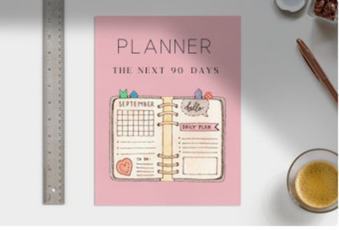 90 Day Planner, Self-care Planner, Self Care Journal, Self Care Planner ...