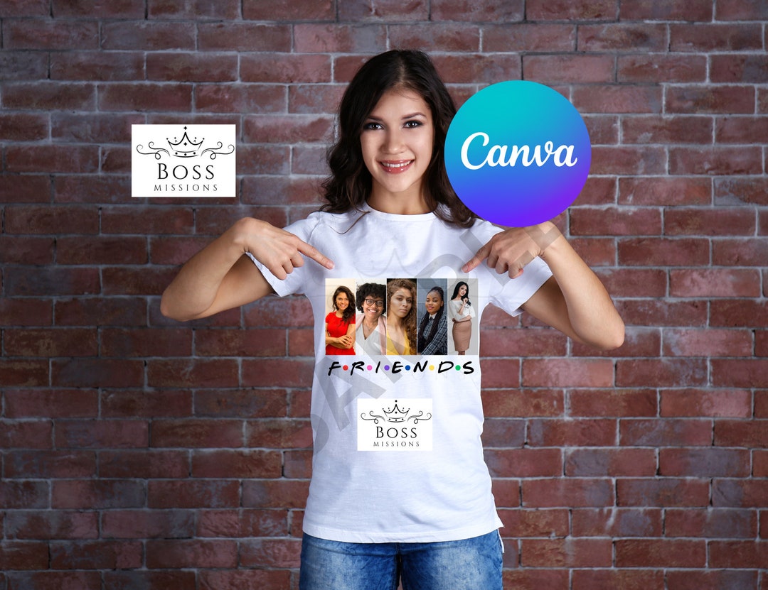 Friends Canva Editable Template, Friends Editable Template, Editable ...