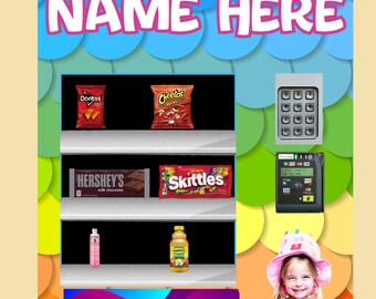 Vending Machine Template - Etsy