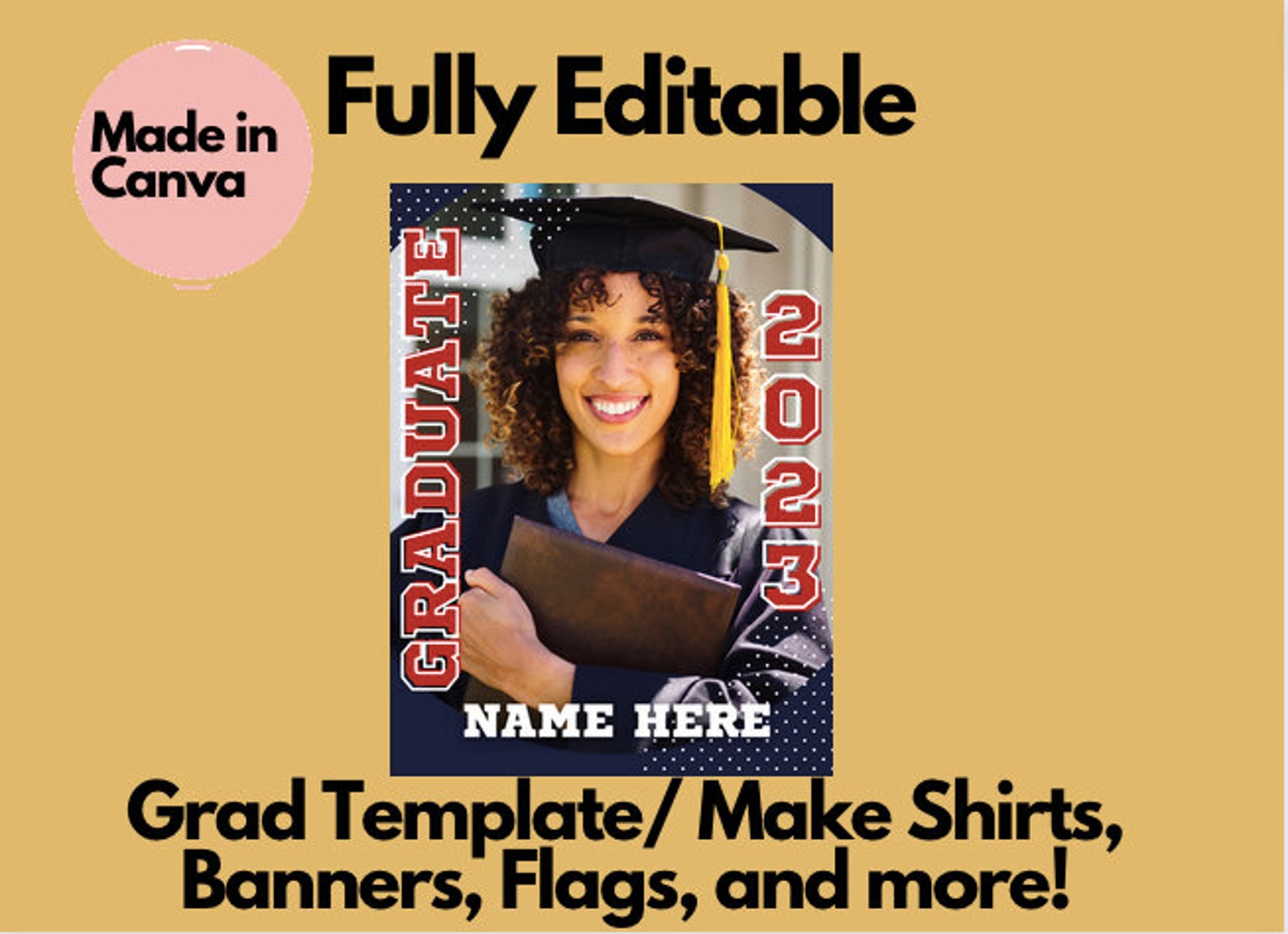 Editable Graduation Template Instant Download | Graduation Template ...