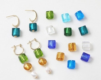 Lot 10 Pieces of Random Mix Loose Beads Lamp Work 8mm Glaze Bead Candy ...