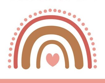 EDITABLE Boho Rainbow Student Nametags - Etsy