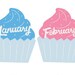 Cupcake Birthday Wall - Etsy