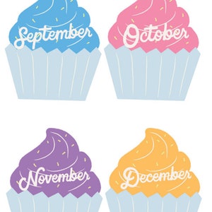 Cupcake Birthday Wall - Etsy