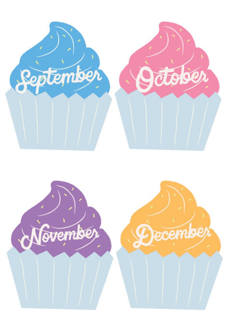 Cupcake Birthday Wall - Etsy