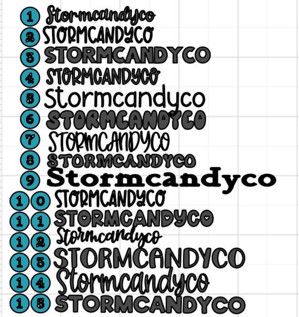 Personalised Vinyl Labels, Label Organisation, Any Name or Wording ...