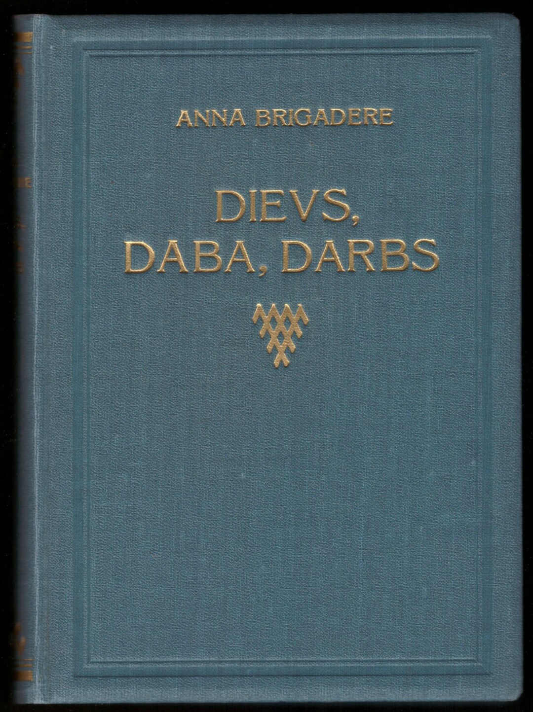 1944 Dievs, Daba, Darbs. Anna Brigadere / Vintage Latvian Book - Etsy