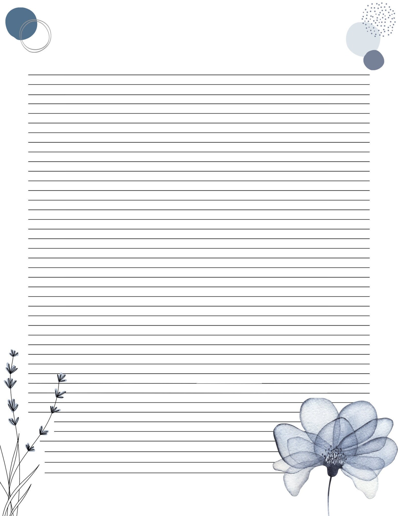 JW (college Ruled) Letter Writing - Etsy UK