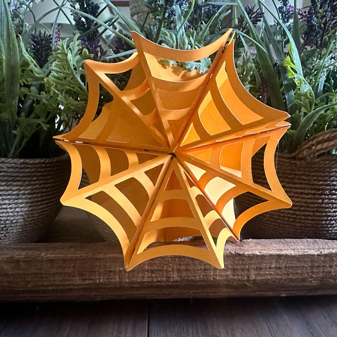 3D Spider Web Paper Template | SVG Digital Download | Cricut ...