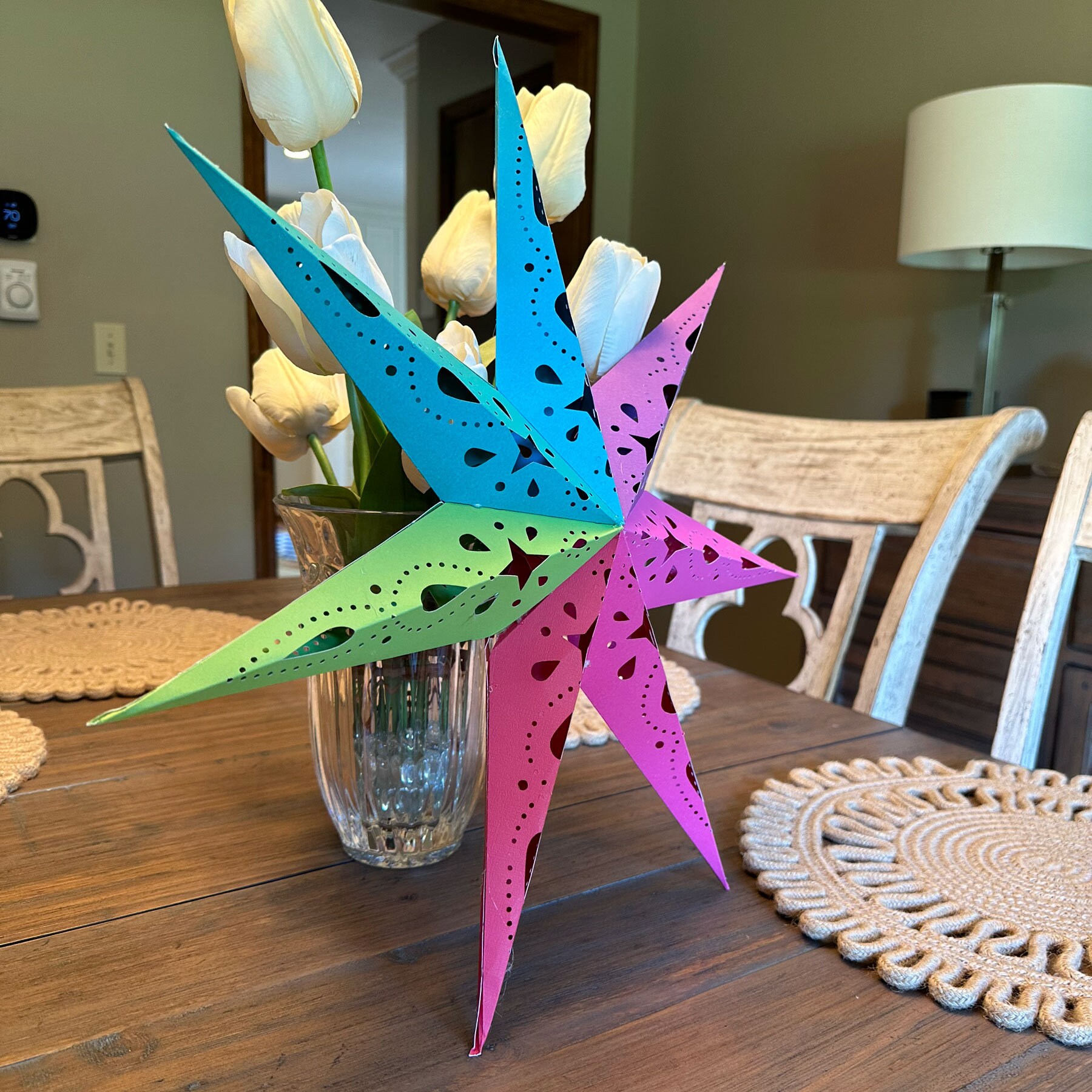 Luminous 3D Multi-point Star SVG Template - Etsy