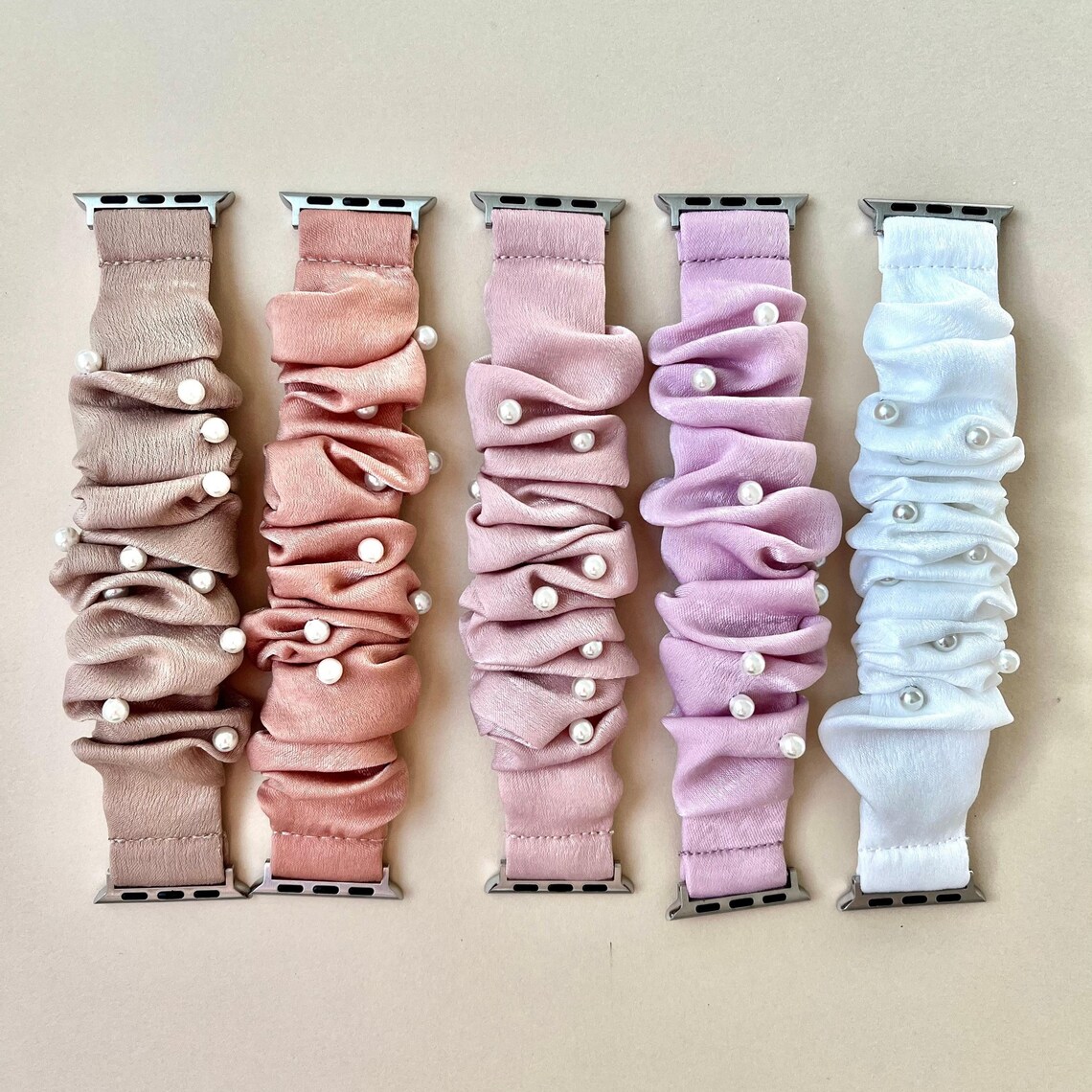 Apple Watch Scrunchie Band 38mm 40mm 41mm Women Strap - Etsy