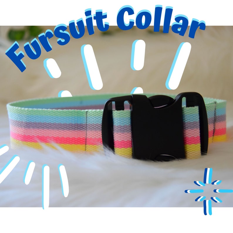 Pastel Fursuit Collar - Etsy