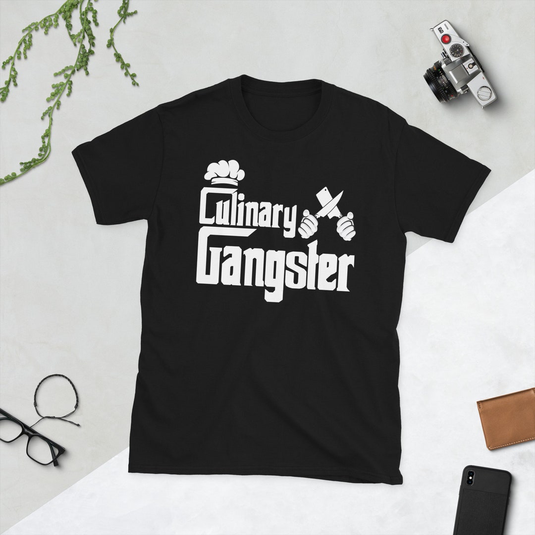 Culinary Gangster Funny Chef, Costume, Cooking Tee Gift, Chef, Cooking ...
