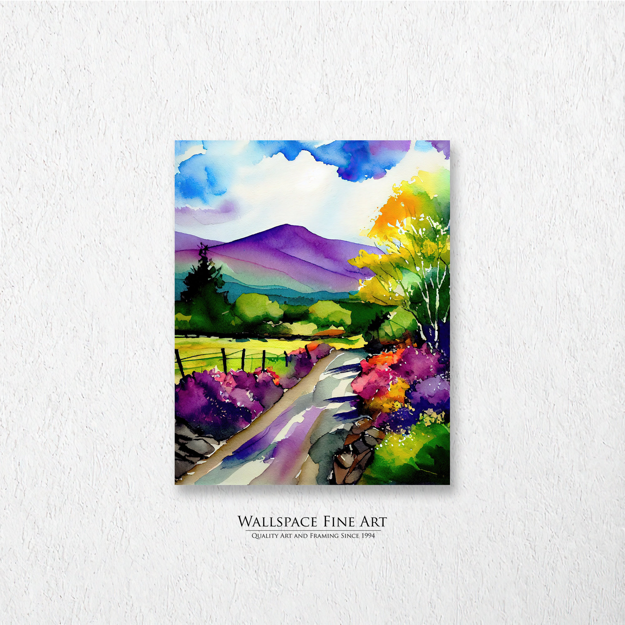 Purple Mountain Majesties Fine Art Giclée Print 2-75 - Etsy