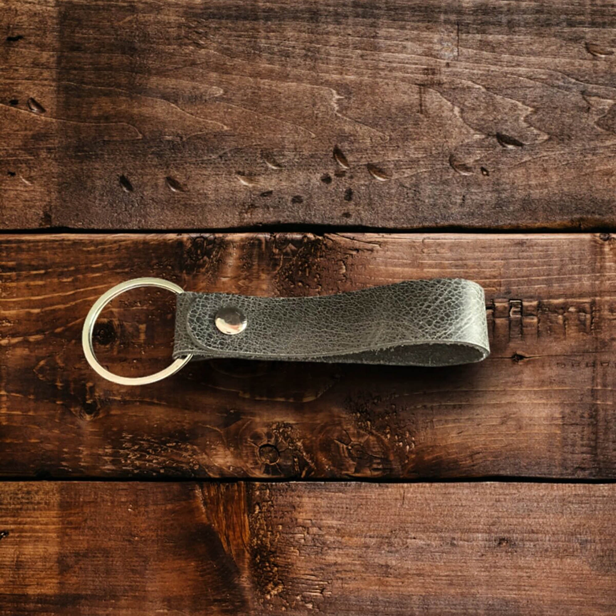 Personalized Leather Keychain Handmade Leather Keychain - Etsy