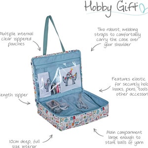 Hobby Gift Project Craft All in One Bag-yarn Storage Cotton , Sewing ...
