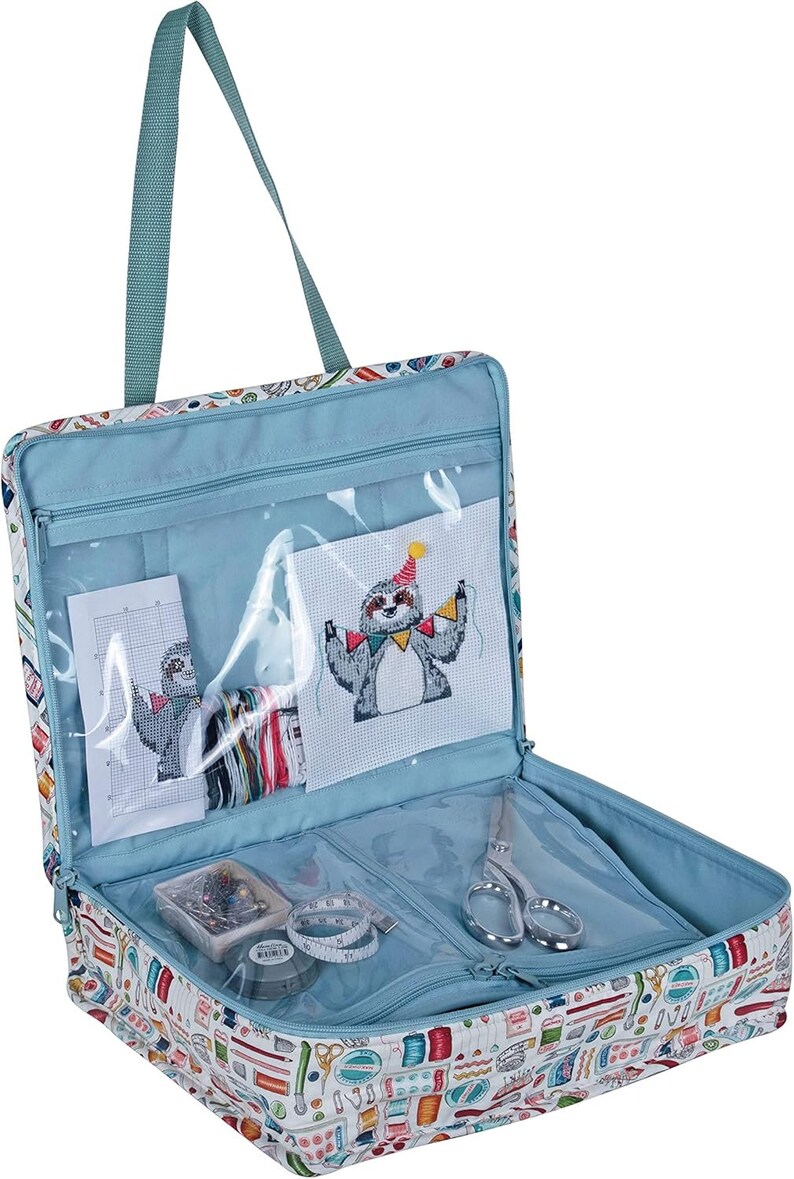 Hobby Gift Project Craft All in One Bag-yarn Storage Cotton , Sewing ...