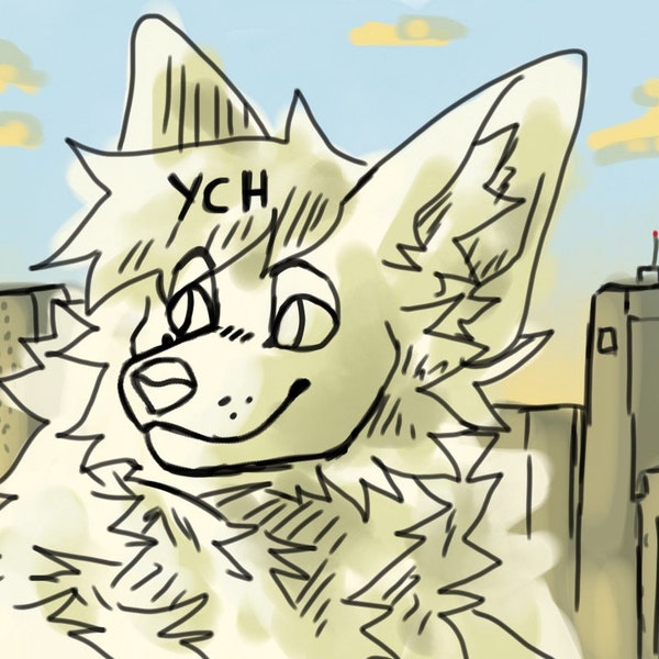 Furry Emote Ych - Etsy