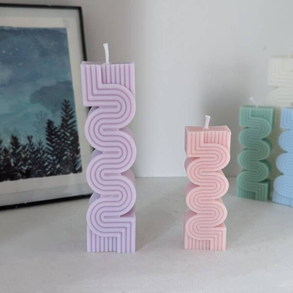 Wavy Candle Holder - Etsy