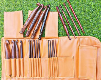 Leather Case Crochet Hooks - Etsy
