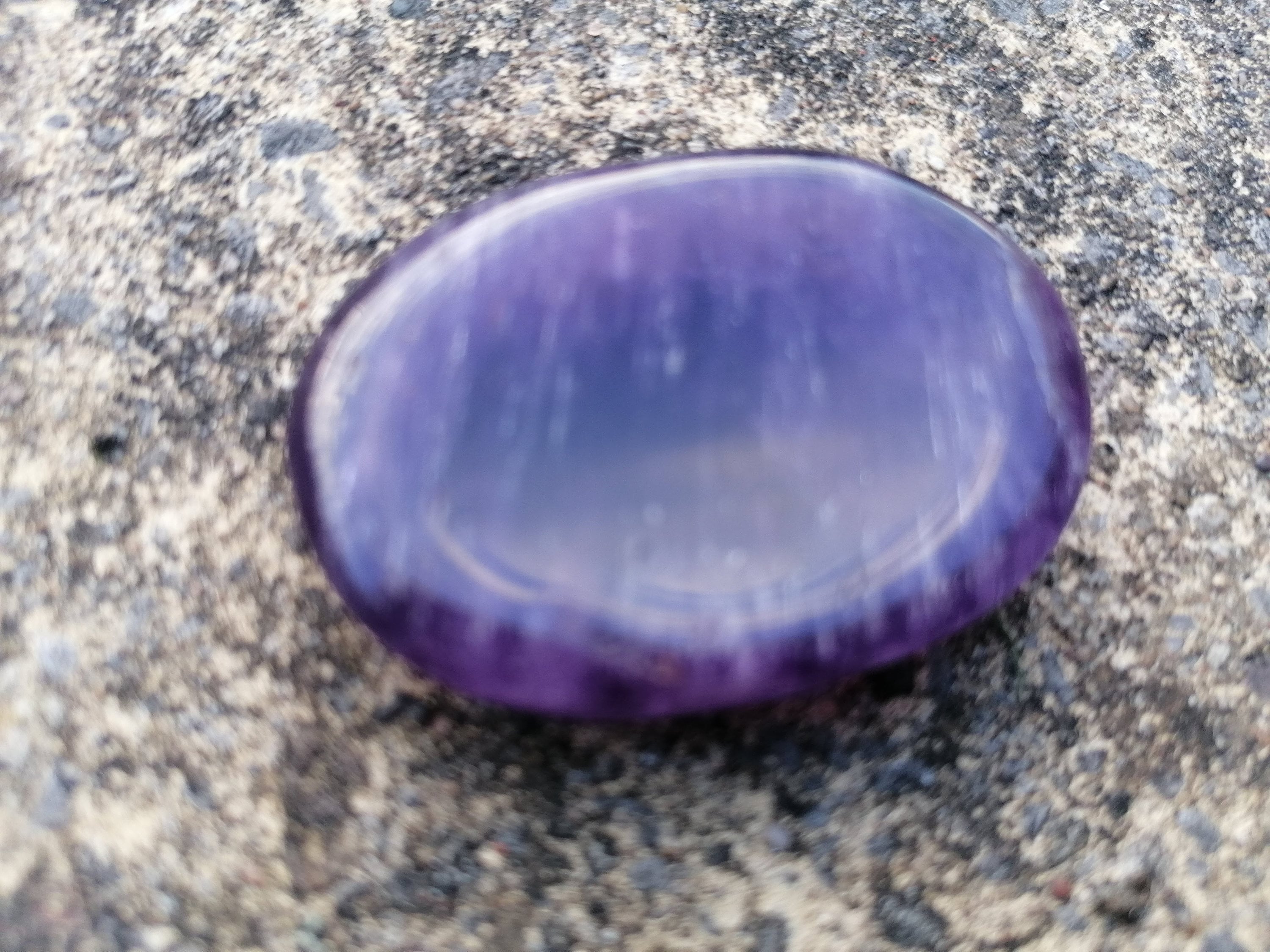 Amethyst Worry Stone Anxiety Relief Crystal Carved Thumb Stone Healing ...
