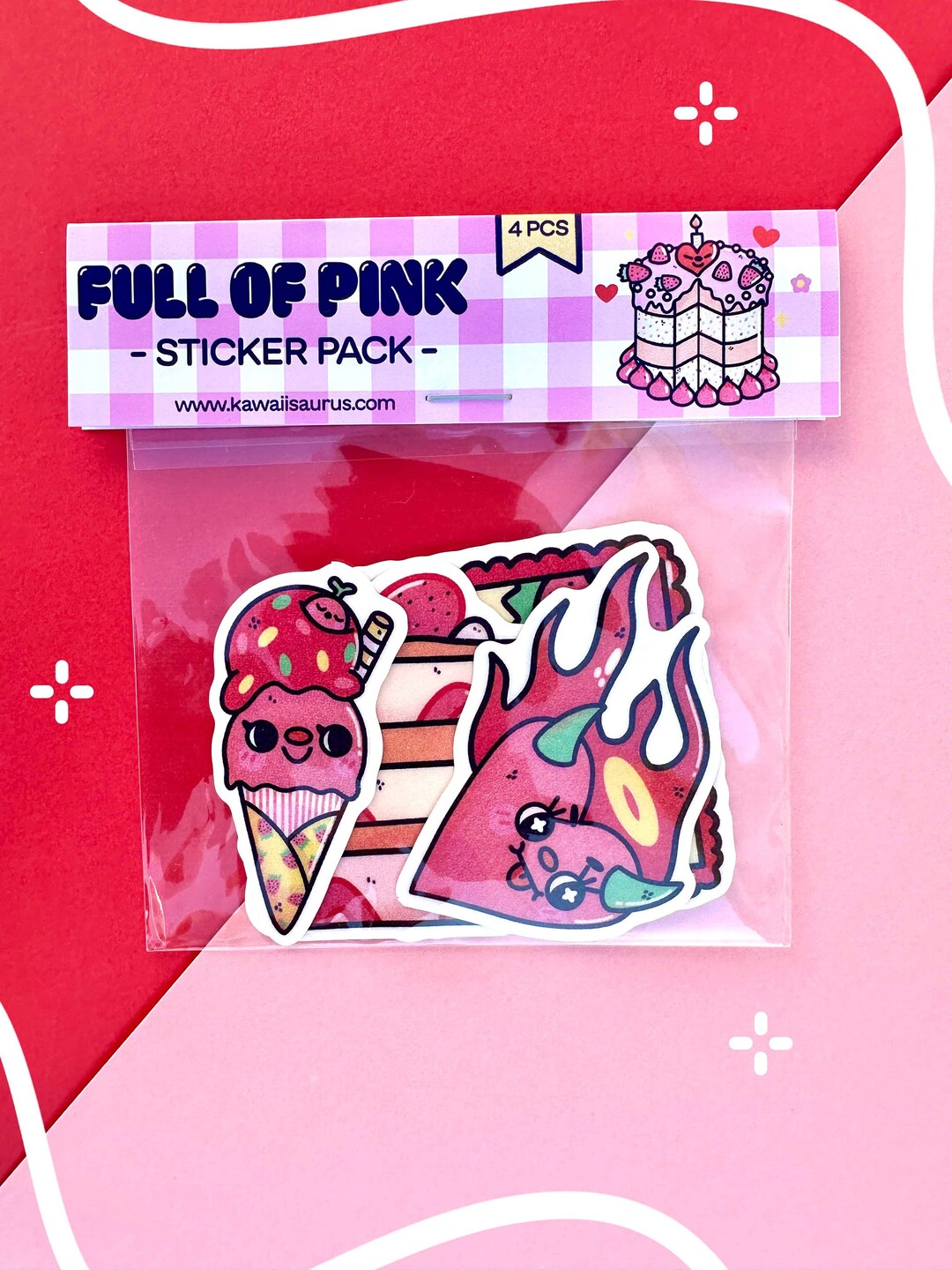 Sticker Pack ''dream Pink'', Kawaii and Cute Sticker, Cute Stationery ...