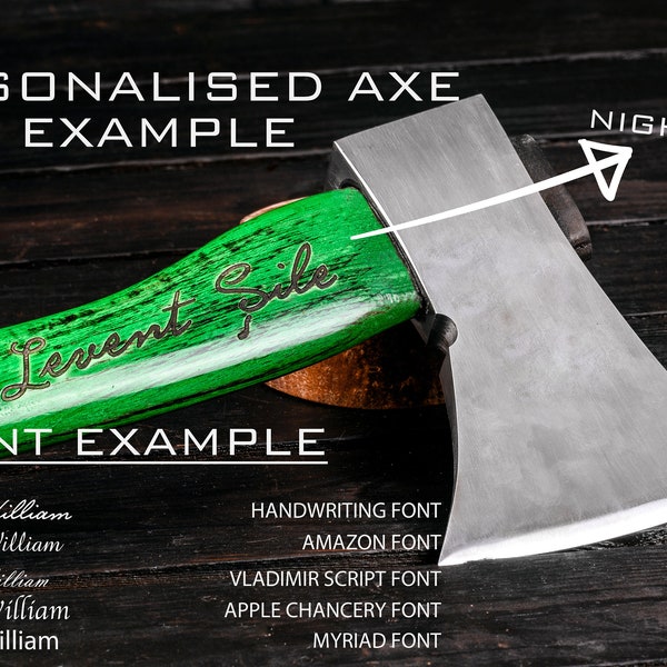 Personalized Axe - Etsy