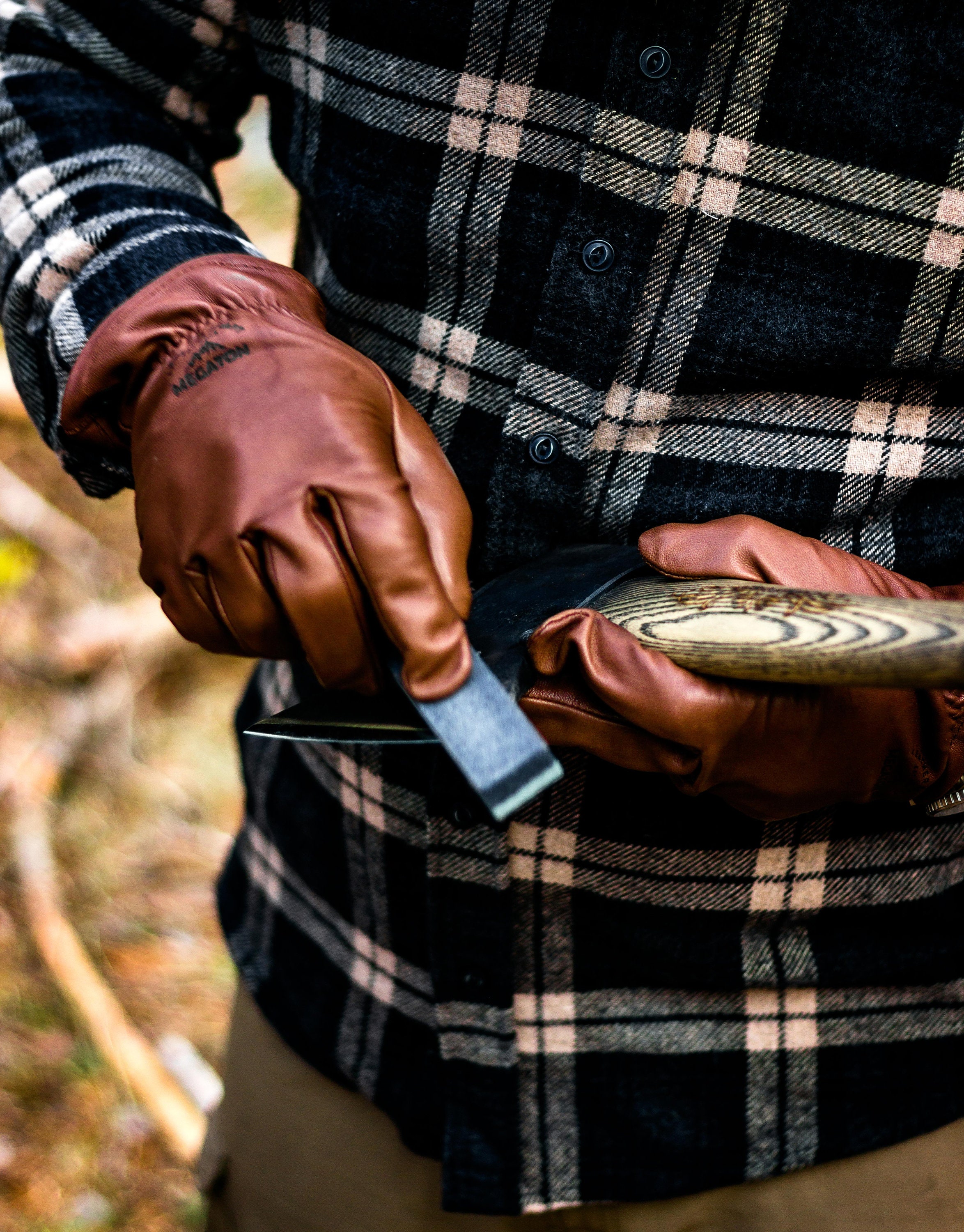 Megaton Axe Sharpening With Leather Case ,sharpening Stone Whetstone 2 ...