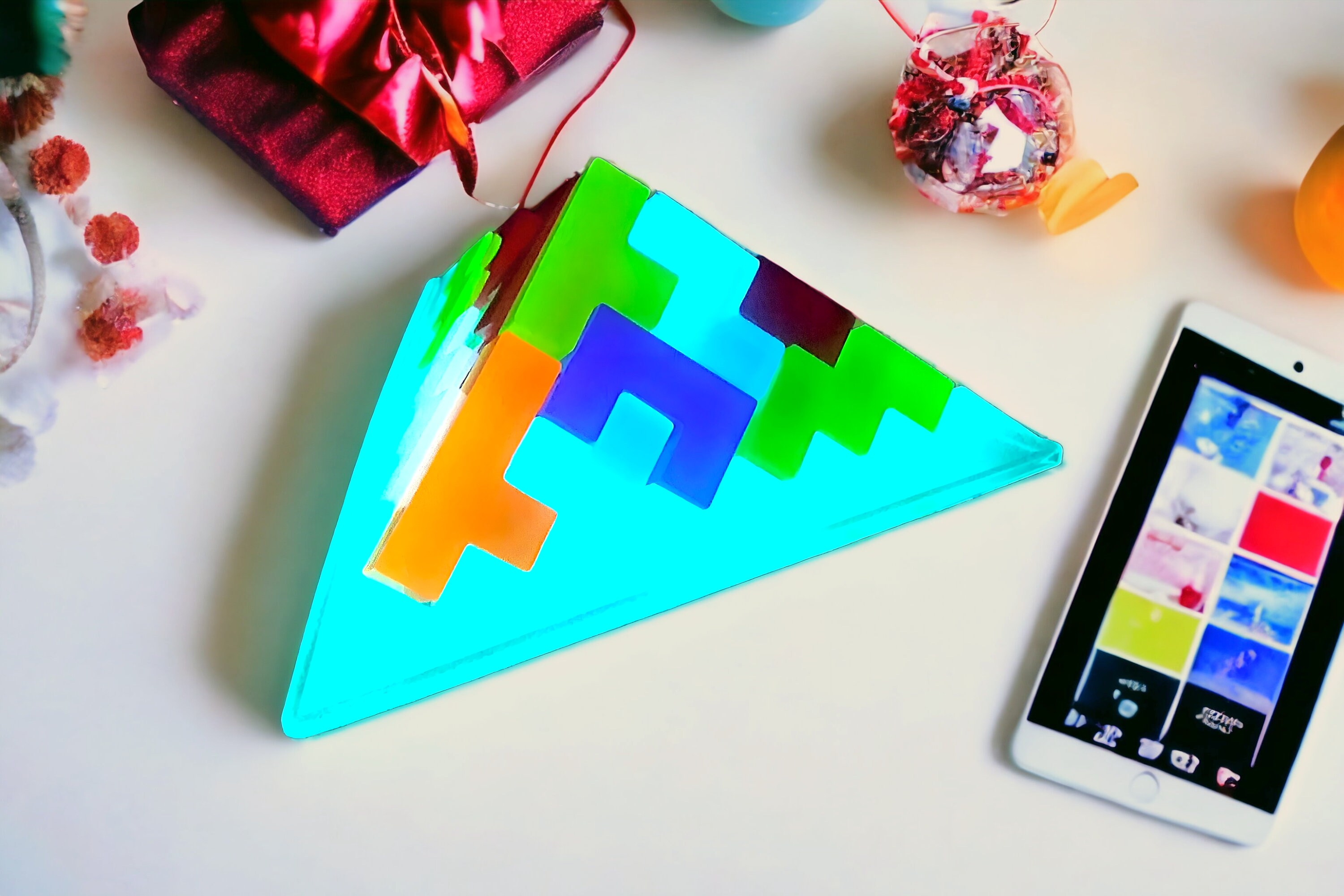 Custom Colored 3D Triangle Puzzle - Etsy