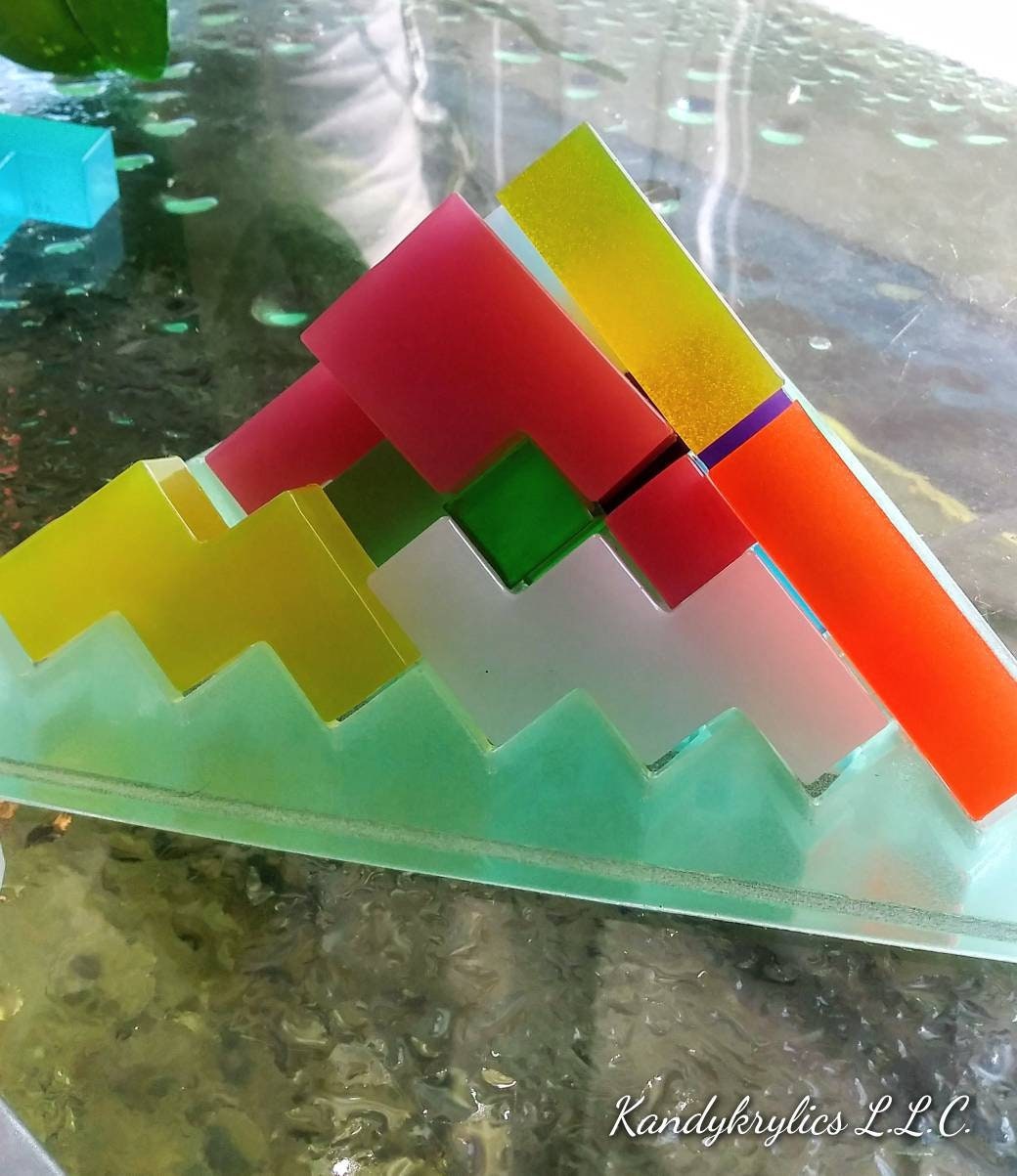 Custom Colored 3D Triangle Puzzle - Etsy